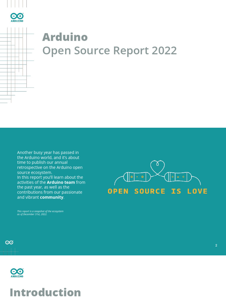 Arduino Open Source Report 2022.2 | PDF | Arduino | Integrated ...