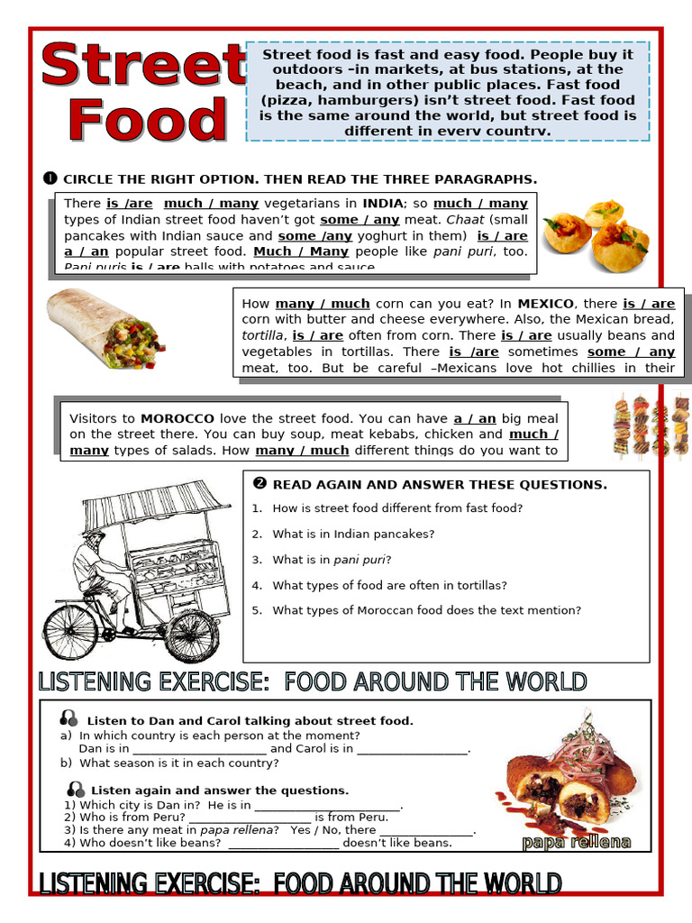Street Food Exploration Guide | PDF | Cooking, Food & Wine | Technology ...