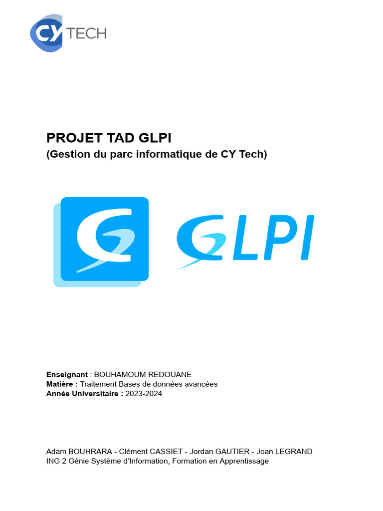 RAPPORT Projet TAD Base de Donnée ORACLE SQL | PDF | Bases de données ...