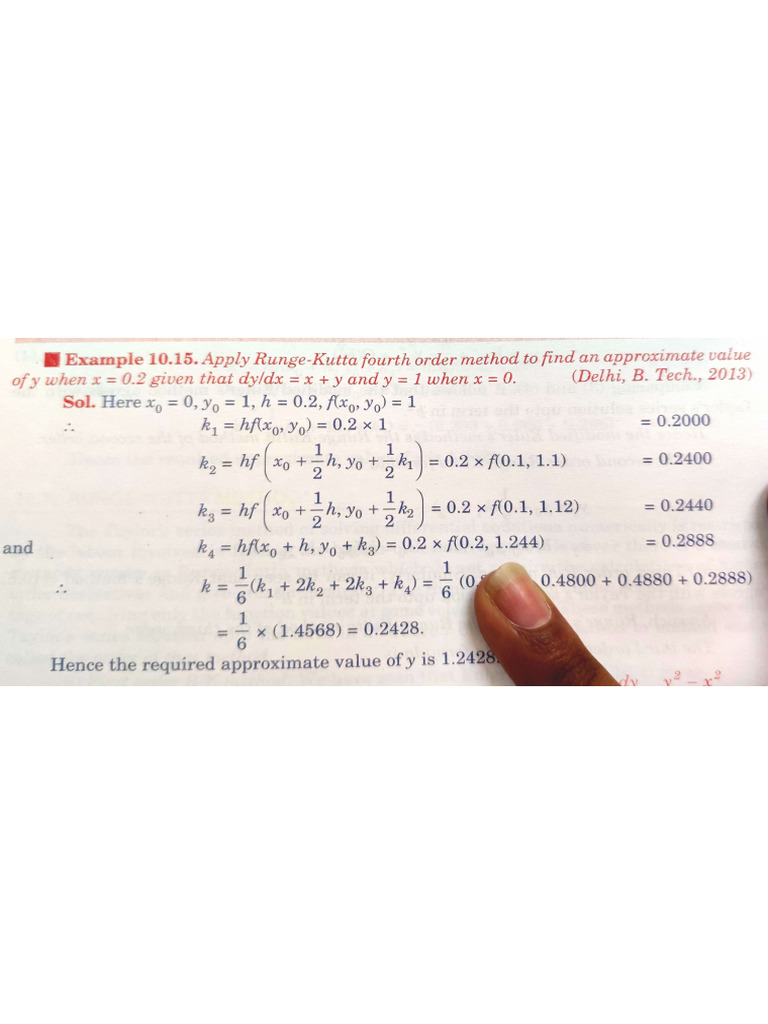 Runge Kutta Method | PDF