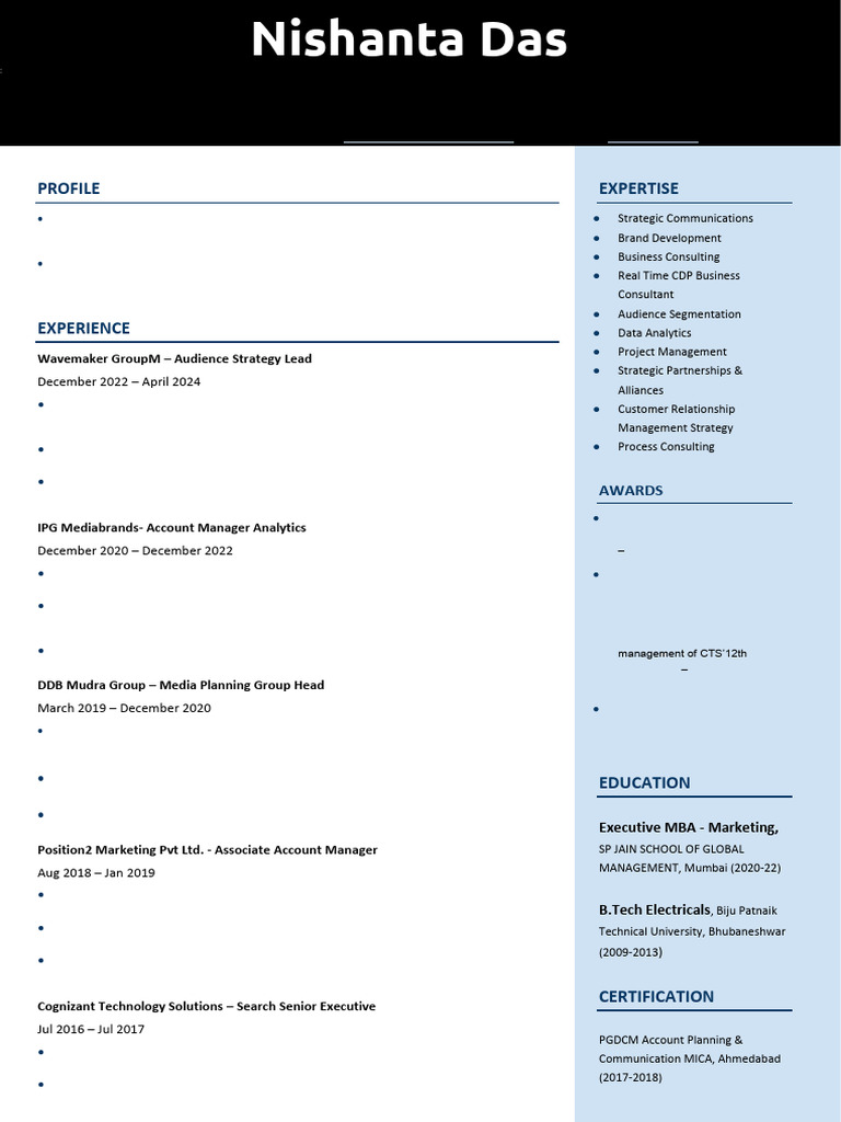 Nishanta ATS Resume - Martech - NW | PDF | Marketing | Customer ...