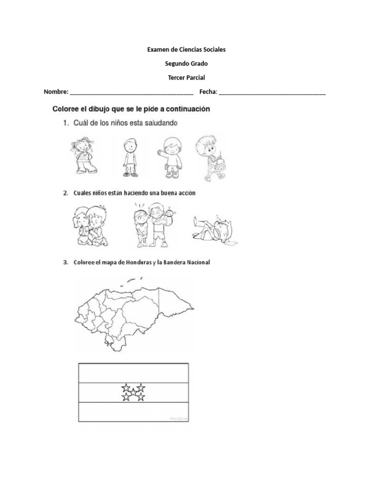 Examen de Ciencias Sociales 2 Grado | PDF