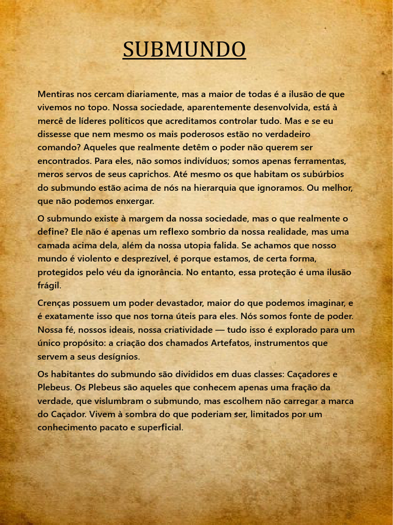 Submundo | PDF | Juvenil