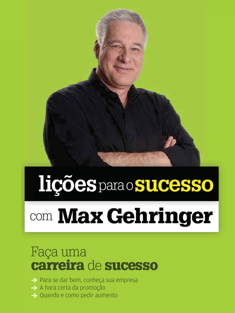 Max Gehringer Carreira de Sucesso | PDF
