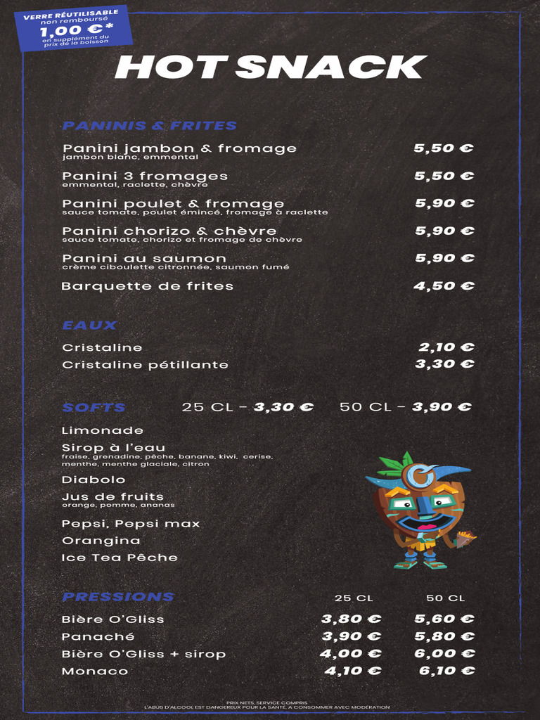 Carte Hot Snack | PDF