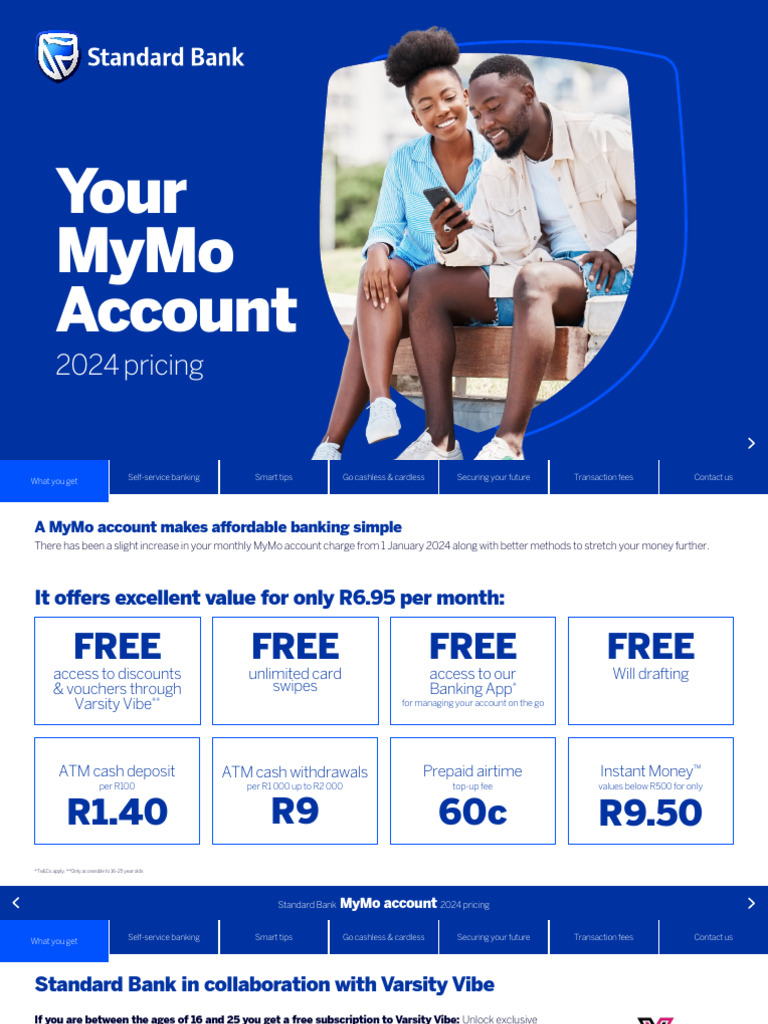 MyMo Account Pricing Guide 2024 | PDF | Debit Card | Apple Pay
