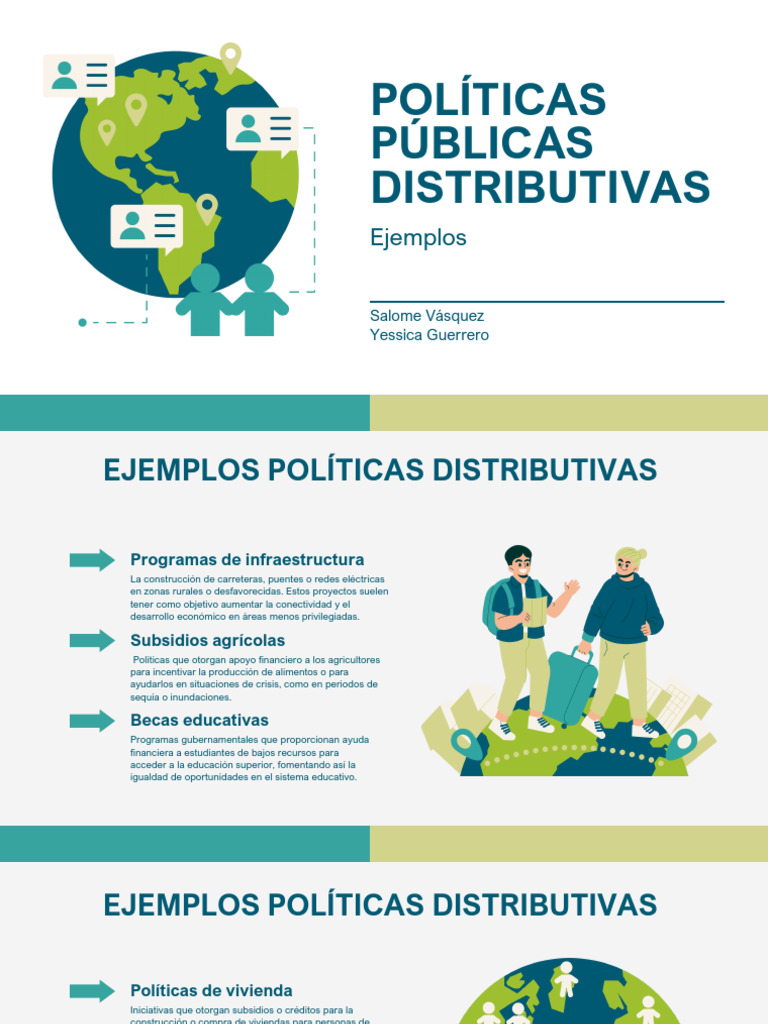 Ejemplos de Políticas Distributivas | PDF | Infraestructura | Agricultura
