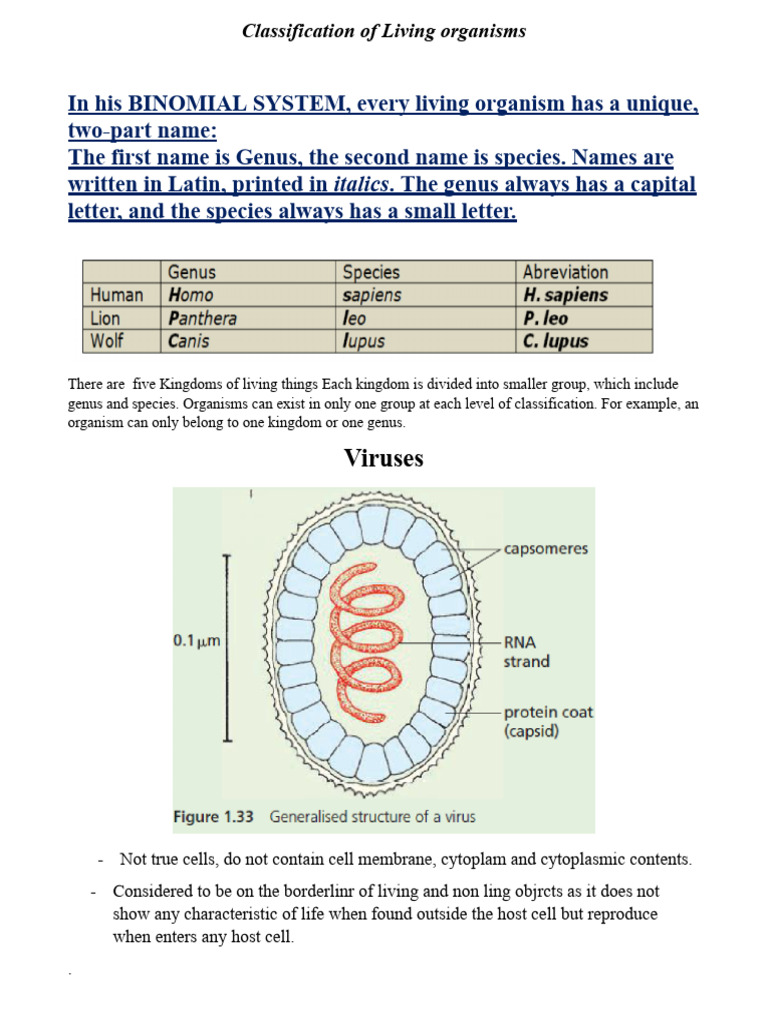 Classification of Living Organisms | PDF | Fungus | Plants