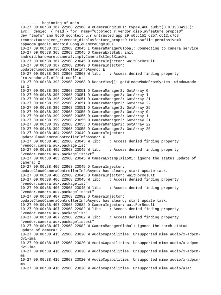 Log Cat 1729994438274 Pdf Java Programming Language Android Operating System