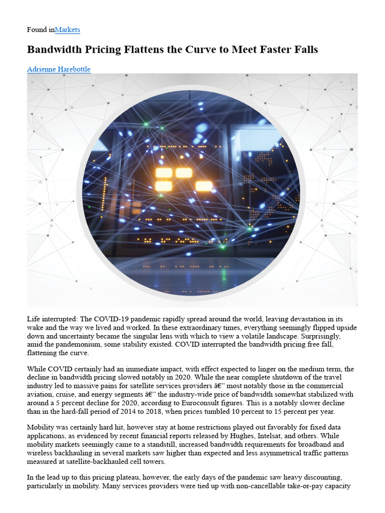 Satellite Pricing Per Bandwidth | PDF | Information And Communications ...