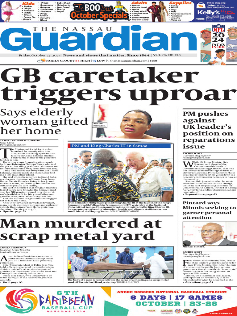 2024.10.25 - Nassau Guardian | PDF | The Bahamas