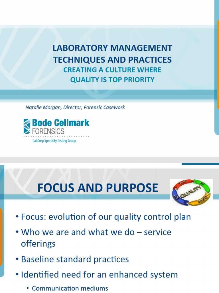 Lab Management Techniques and Practices For Creating A Culture Where ...