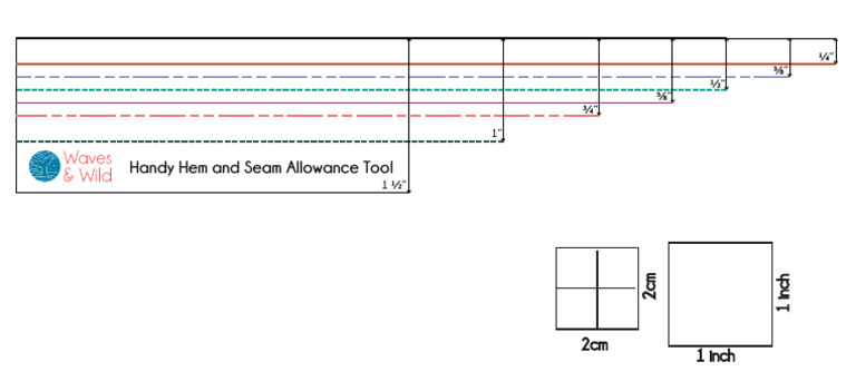 Regle Mesure Handy Hem Tool | PDF