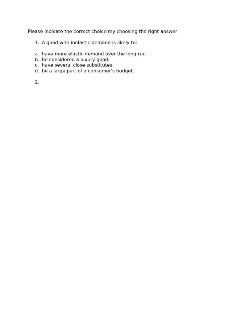 ECO-101 Practice Exam #2 | PDF