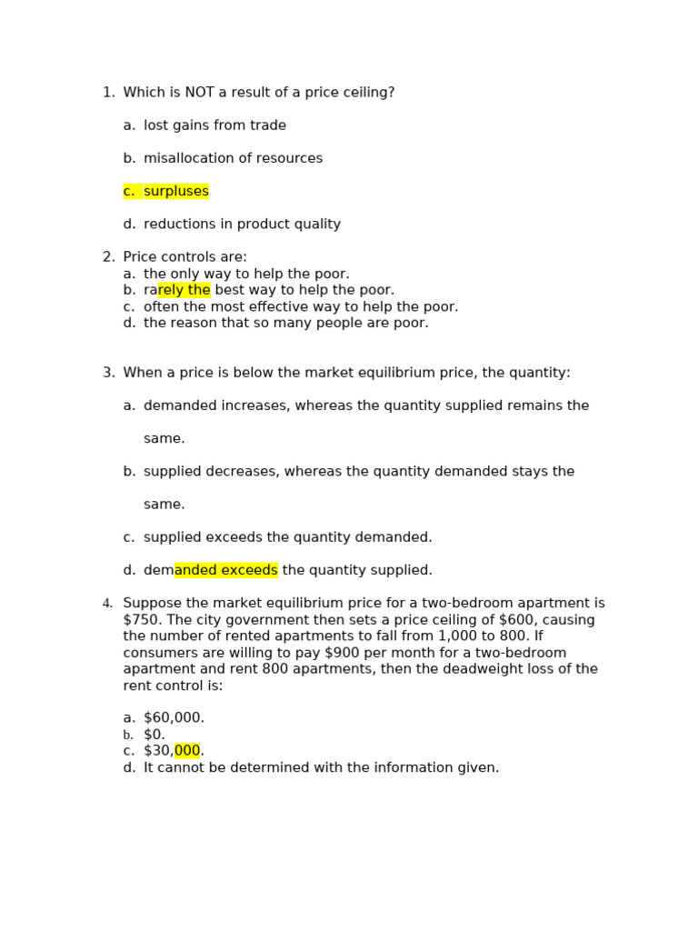 ECO-101 Si #6 | PDF | Economic Equilibrium | Economic Surplus