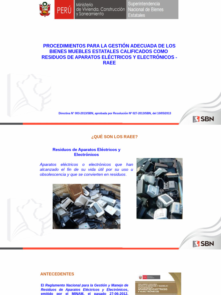 05 Raee | PDF | Residuos | Donación