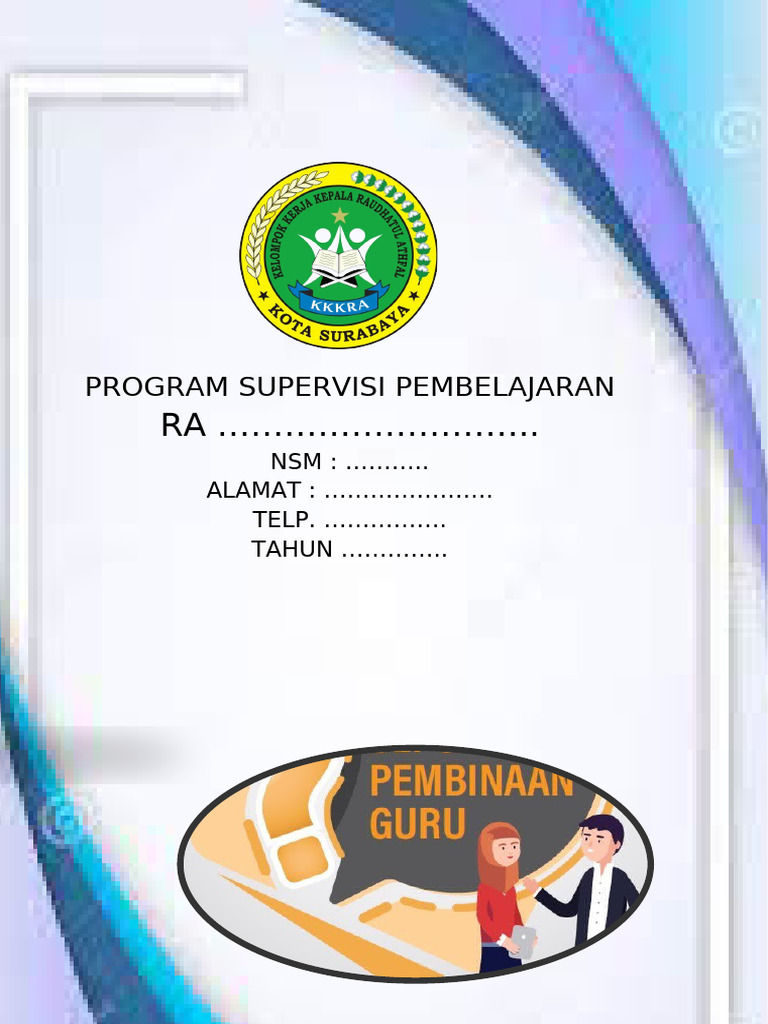 Contoh Tamplate PROGRAM SUPERVISI PEMBELAJARAN | PDF | Seni