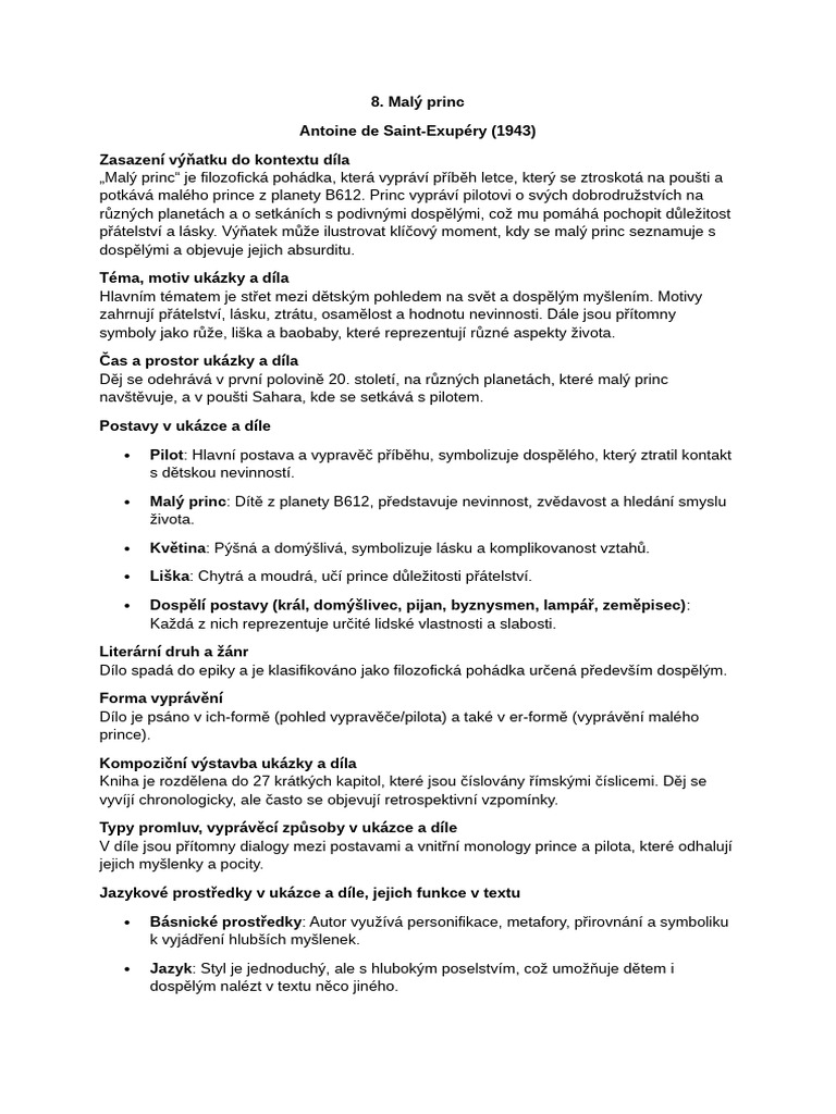 Malý Princ | PDF