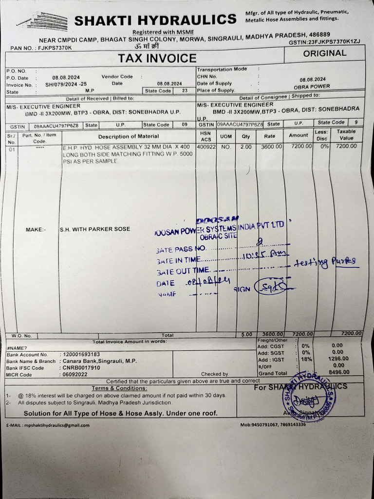 Tax Invoice | PDF | Trade | Taxation