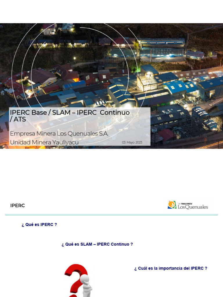 IPERC Base, SLAM - IPERC Continuo, ATS | PDF | Seguridad y salud ocupacional | Riesgo