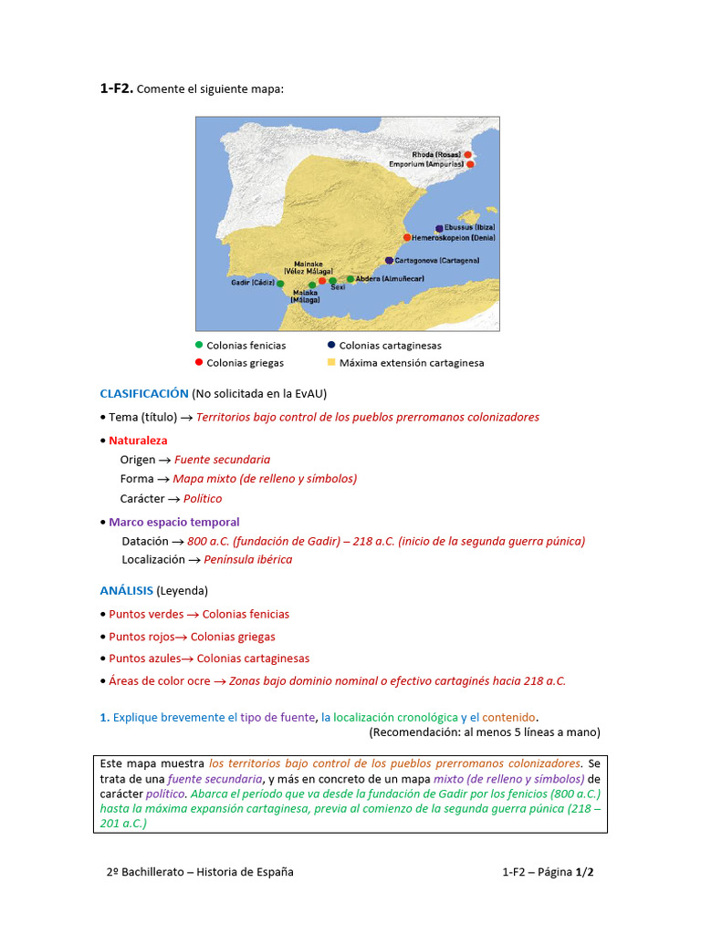 1-F2 - Pueblos Colonizadores (M) | PDF | Historia