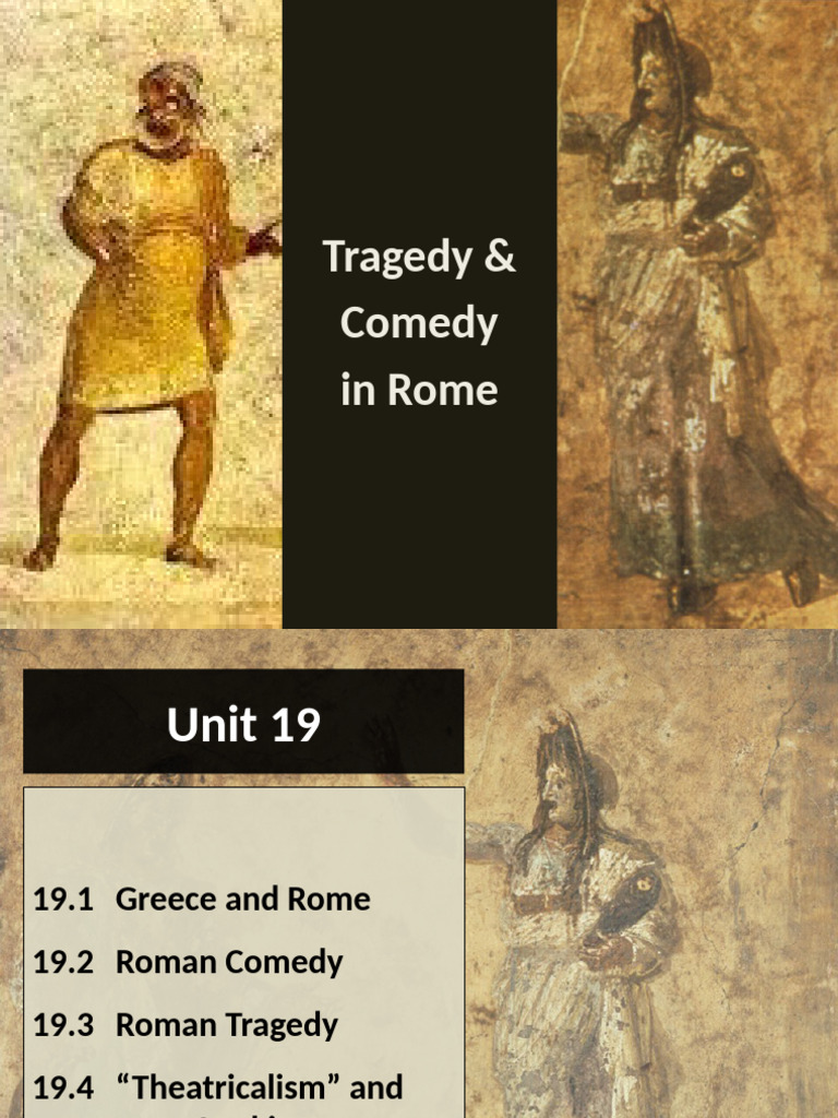 20-Roman Tragedy and Comedy - Tagged | PDF | Ancient Rome | Latin ...
