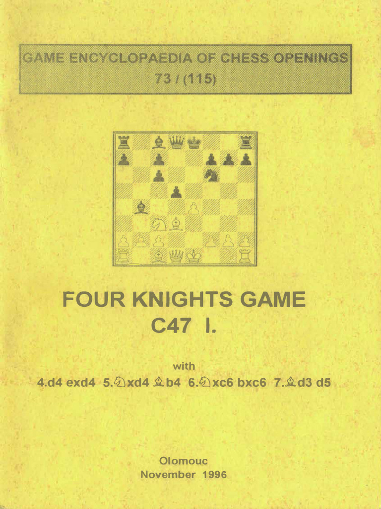Game Encyclopaedia of Chess Openings Four Knights Game c47 I | PDF ...