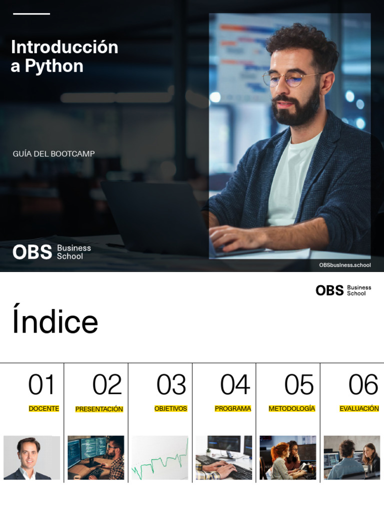Guía Python Pdf Programación De Computadoras Python Lenguaje De