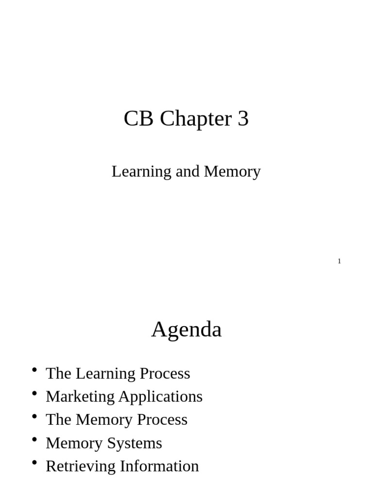 Chapter 3 Learning and Memory Remote | PDF | Classical Conditioning | Reinforcement