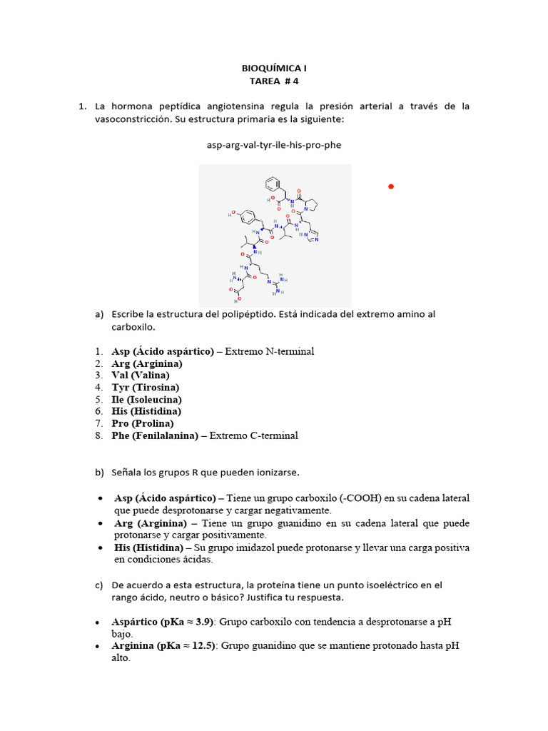 T 4 Bioq | PDF | Proteínas | Aminoácidos