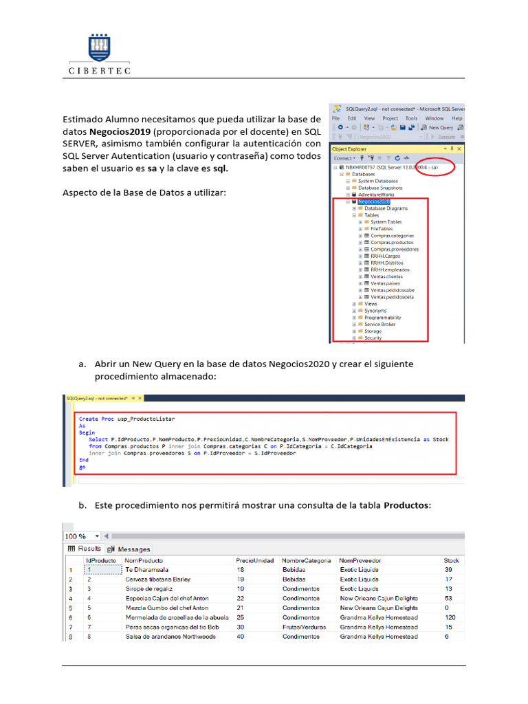Guia 02 - Adonet - Entity | PDF | Servidor SQL de Microsoft | Bases de datos