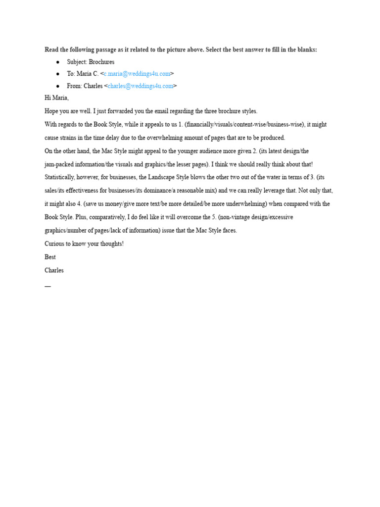 Reading Task II B | PDF