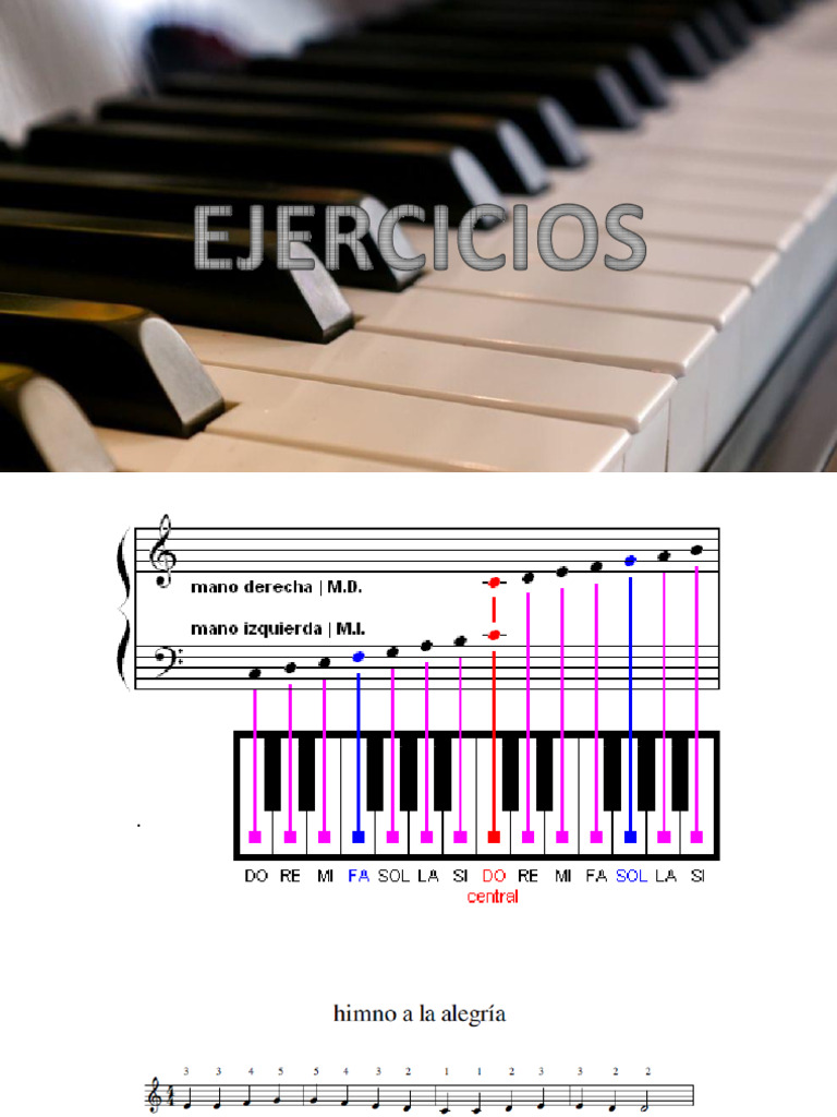 Ejercicios Piano | PDF