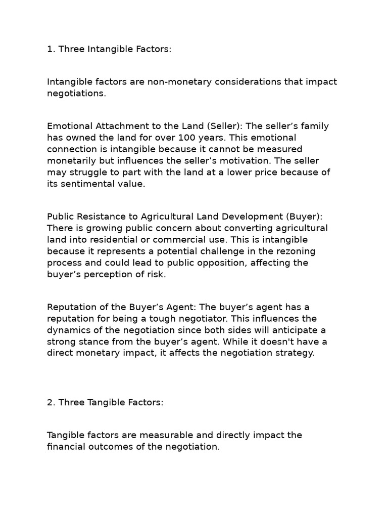 Negotiations Assignment | PDF | Prices | Sales