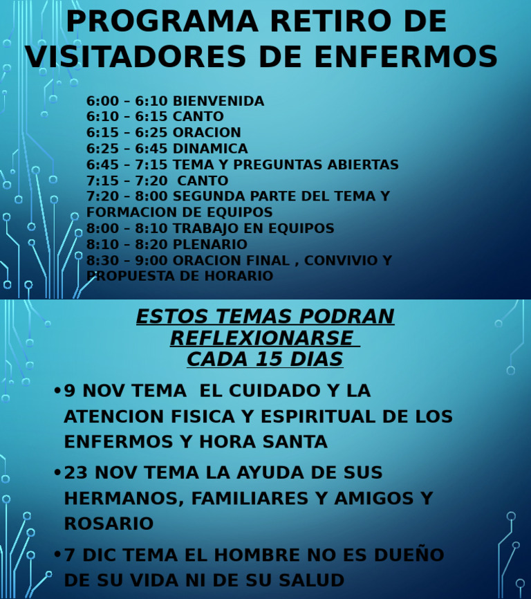 Programa Retiro | PDF