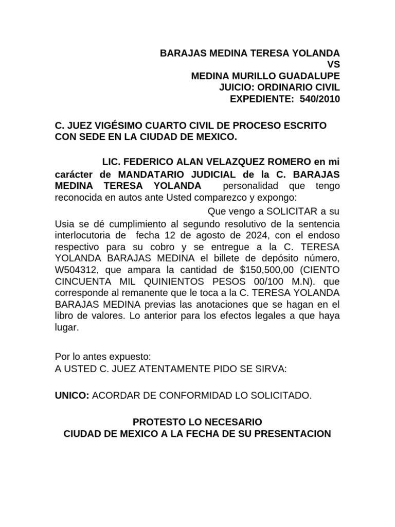 Sol Entrega de Bilete 540 | PDF