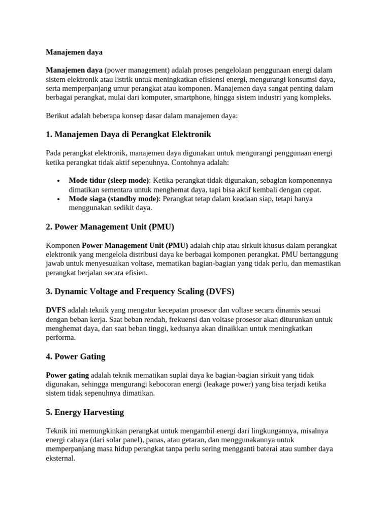 Manajemen Daya & Antarmuka Mikrocontroller | PDF | Komputer