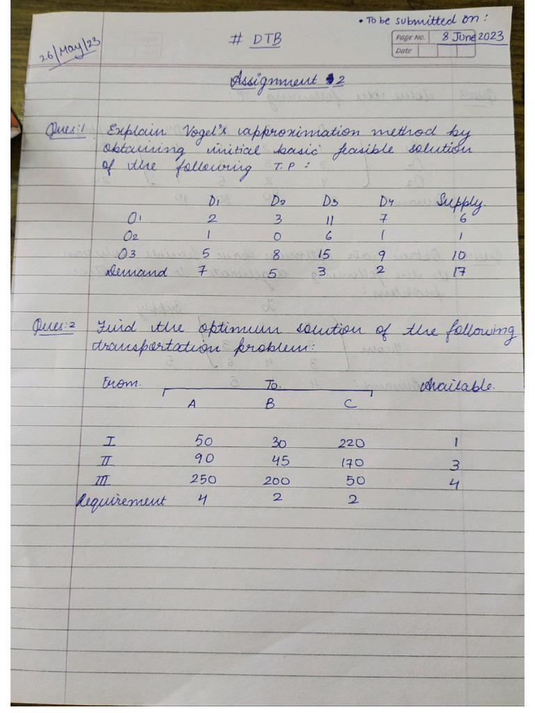 DTB Assignment 2 | PDF