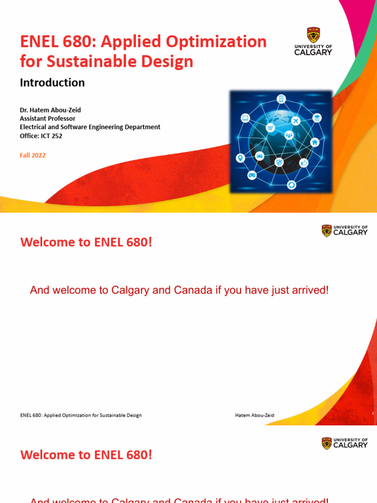 ENEL 680: Applied Optimization For Sustainable Design | PDF | Mathematical Optimization ...