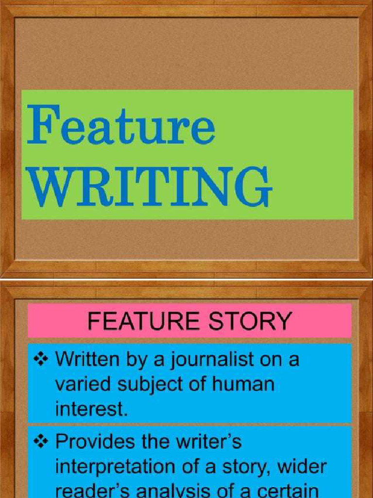 Feature Writing | PDF
