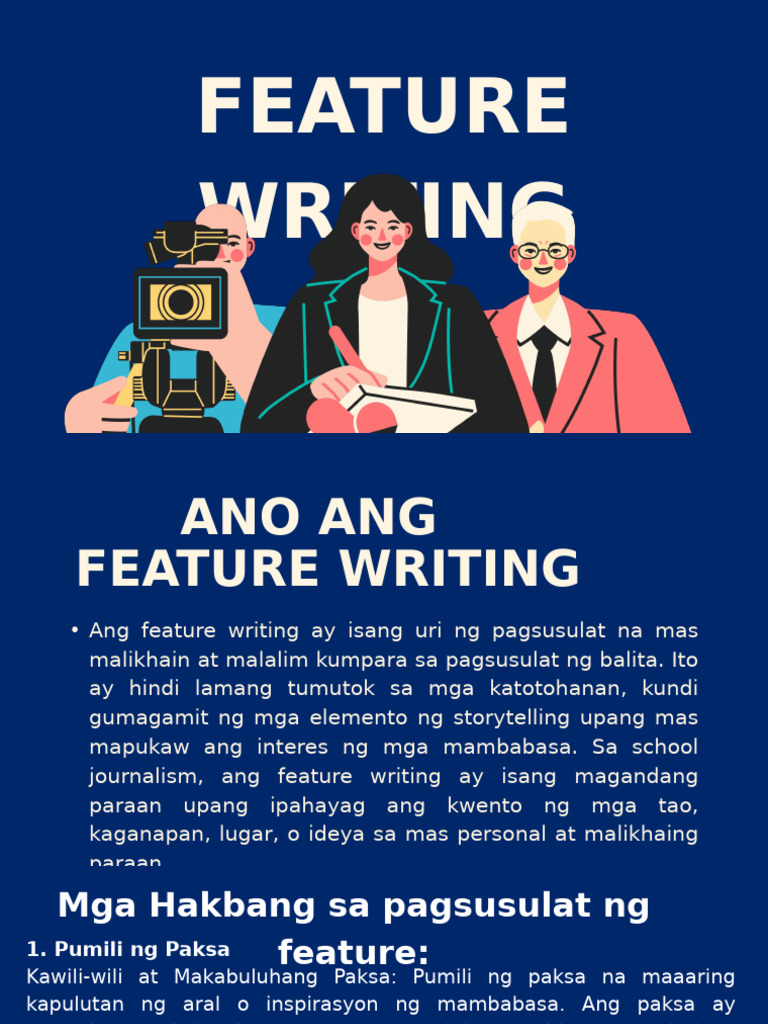Feature Writing | PDF
