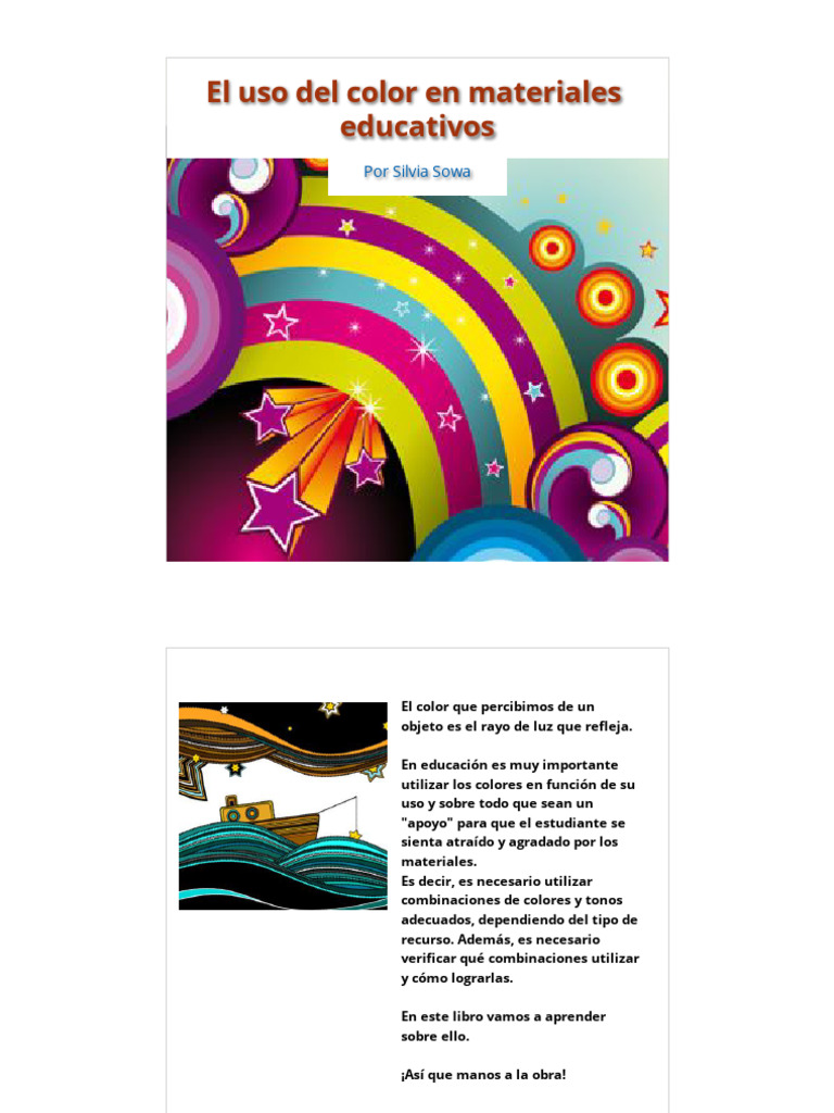 Uso del Color en Materiales Educativos | PDF | Color | Visión