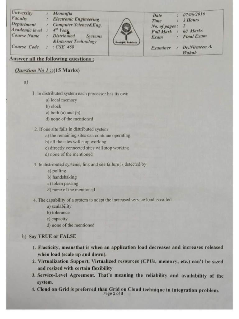 Exams S Sssssssss | PDF