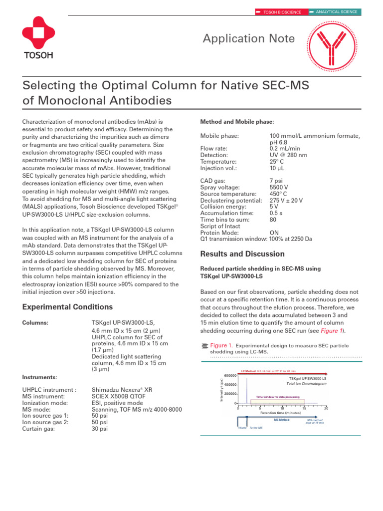 TSKgel UP SW3000 LS U HPLC Size Exclusion Column 1686326590 | PDF ...
