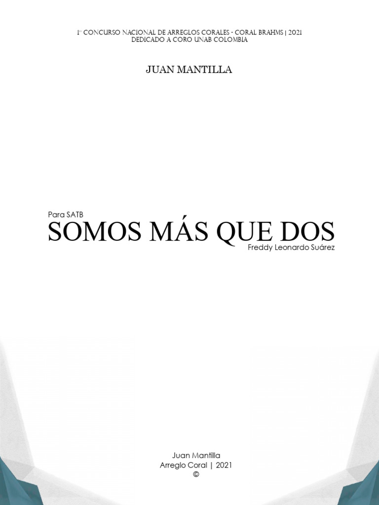 Somos Más Que Dos | PDF | Amor | Fruto Del Espiritu Santo