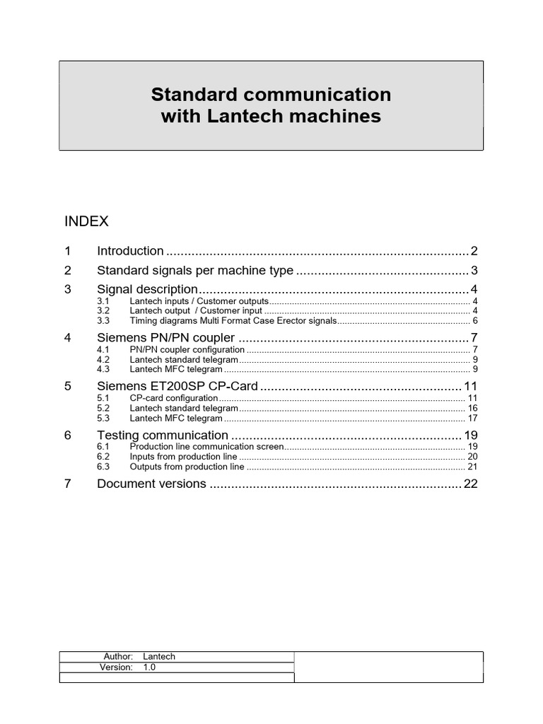 Standard-communication-with-Lantech-machines-V1.1-02.16.2021 | PDF | Ip ...