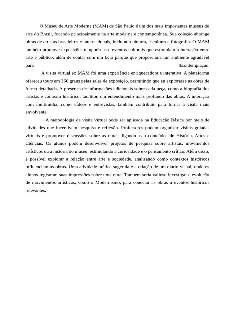 Trabalho Faculdade | PDF | Arte