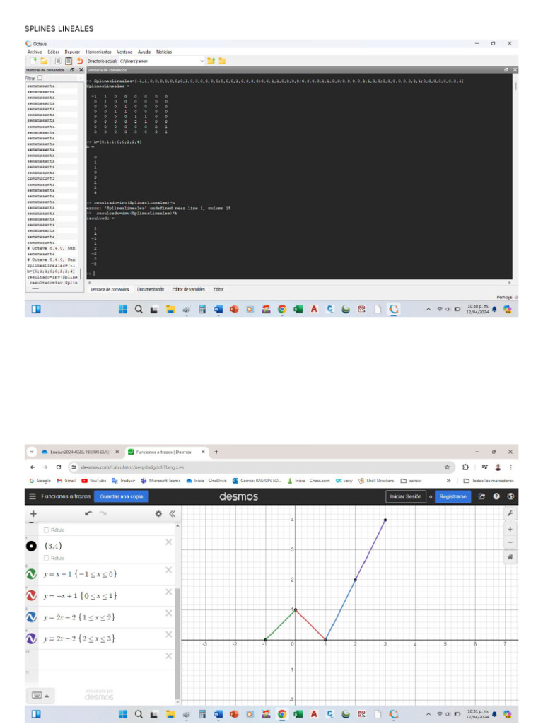 Splines Lineales | PDF