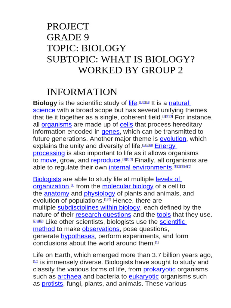 PROJECT BIO | PDF | Cellular Respiration | Mitosis