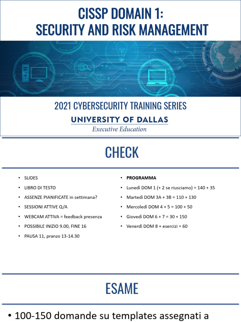 1 Security and Risk Management - 2021 | PDF | Computer Security | Security